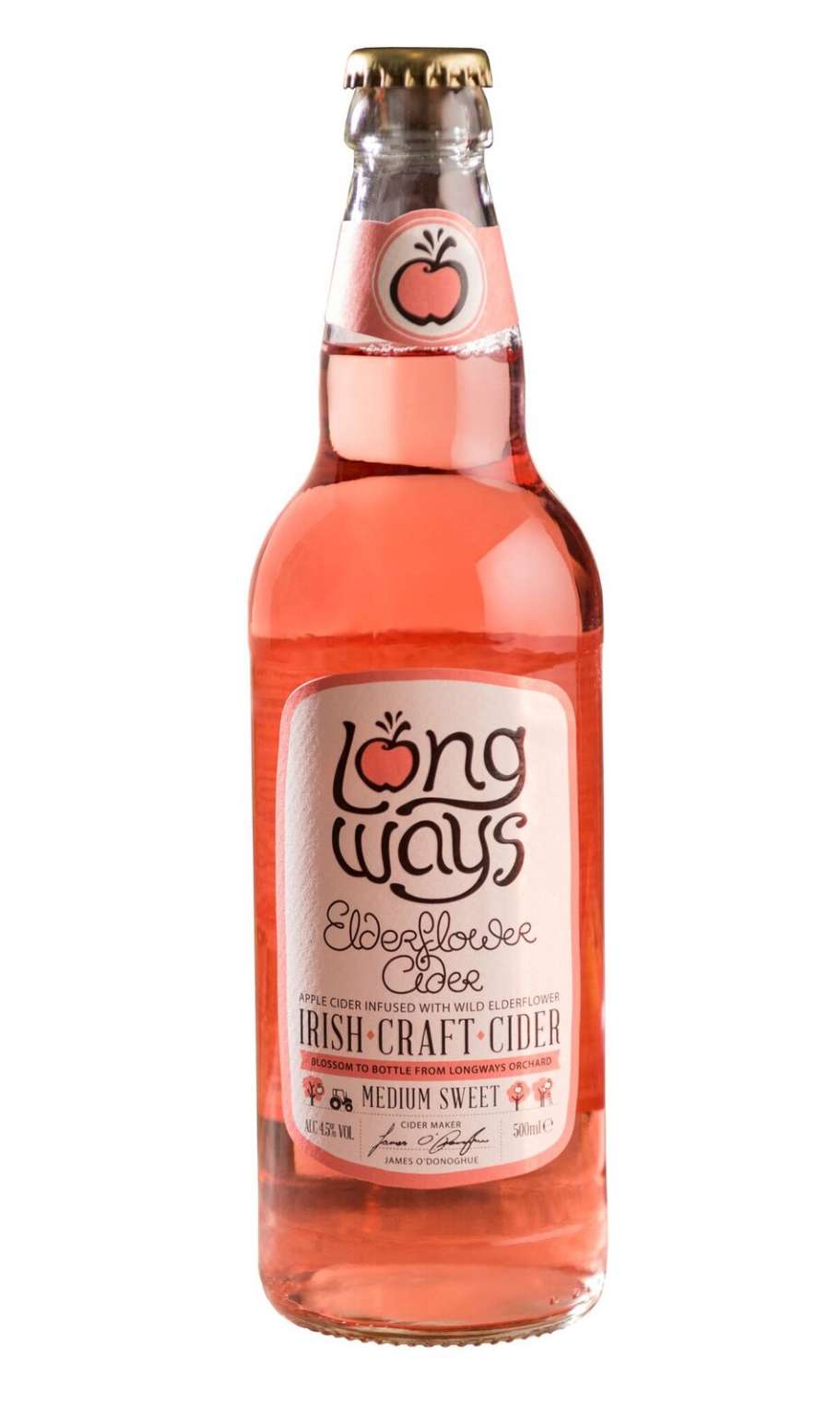 Longways Elderflower (12 Bottles) - Legacy Irish Cider
